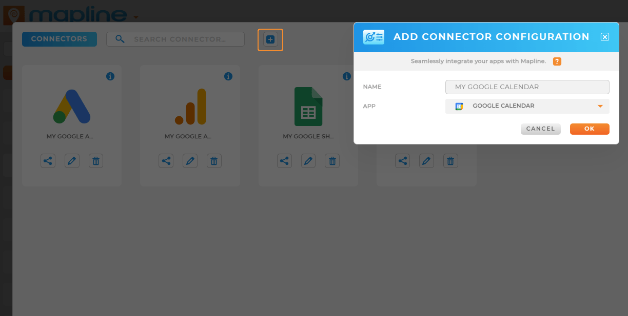 Connectors: Google Calendar - Mapline