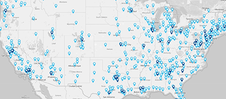 Create a Custom Map With Pins to Visualize Team Activity - Mapline