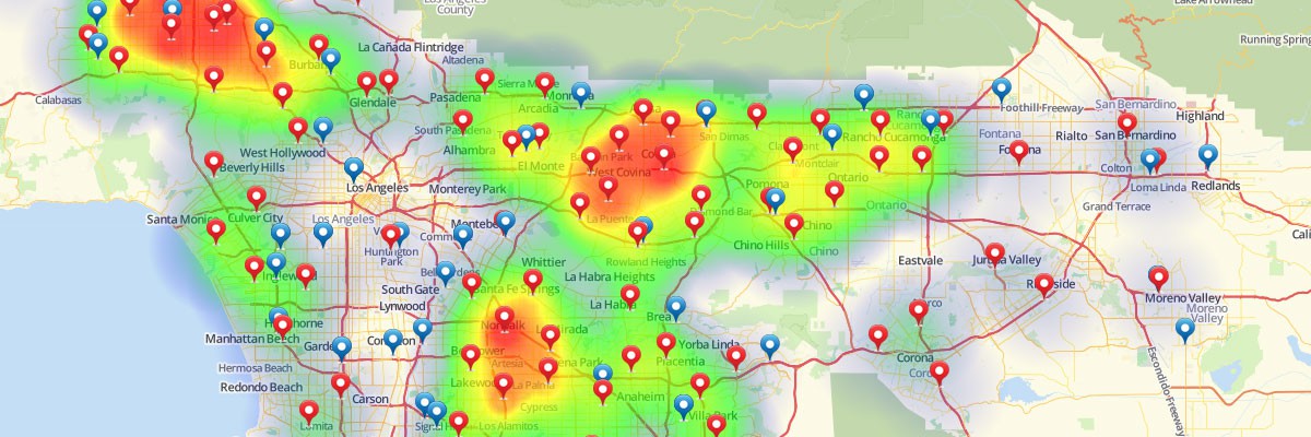 Geographic Radial Heat Maps – Visualize Business Activity with Mapline Geographic Radial Heat Maps – Visualize Business Activity with Mapline