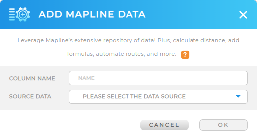 Mapline Data - Mapline