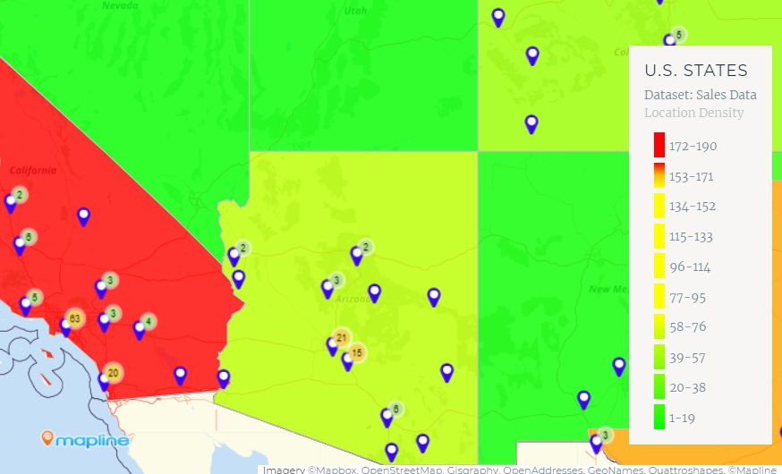 New Heat Mapping Legend - Mapline