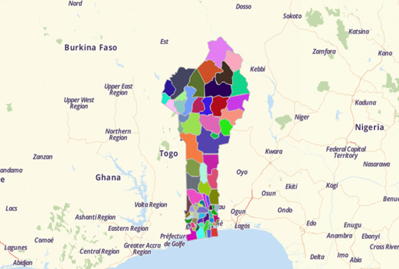 Create Africa Map with Mapline’s Territory Mapping Software